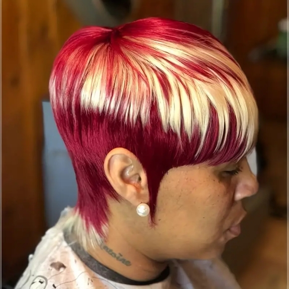 wigciti | Hair | 8 Density 99j 613 Layered Pixie Cut Wavy Short Human ...